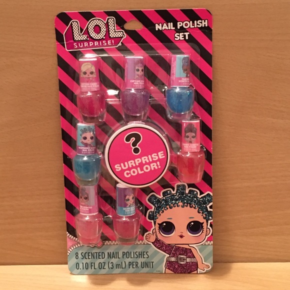 L.O.L. Surprise! | Toys | Nwt Scented Nail Polish Set Of 8 Mini Bottles ...